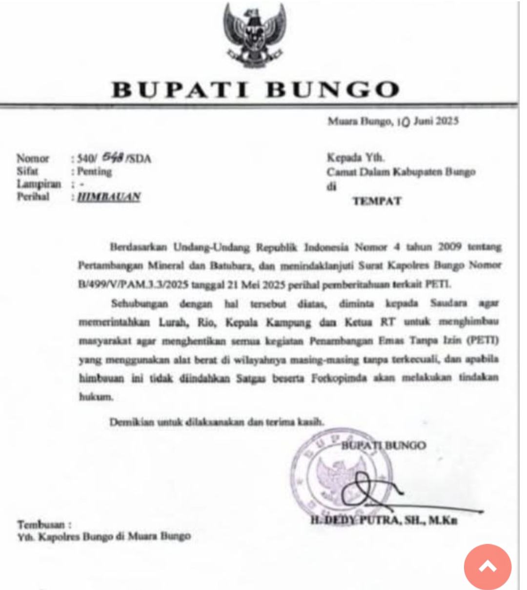 Pemdes Lubuk Mengkuang Diduga Fasilitasi PETI Bukit Marayo, Tercium ...